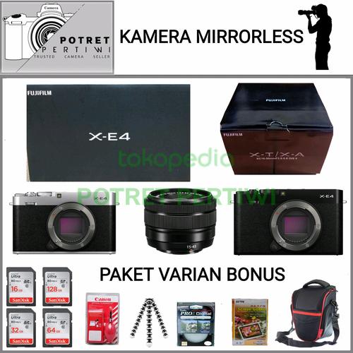 Promo FUJIFILM X-E4 BODY ONLY /KAMERA MIRRORLESS FUJIFILM XE4 KIT XC 15 ...