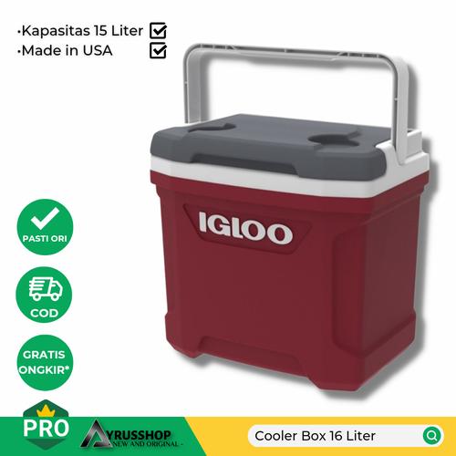 Jual Cooler Cool Box - Boks Kotak Pendingin Penyimpanan - IGLOO 15L Red ...