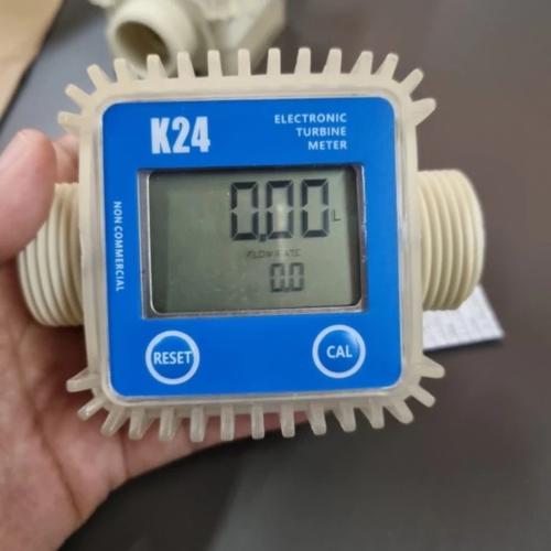 Jual Elektronic Turbine K24 flow meter digital flow meter solar/air ...