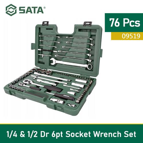 Jual Kunci Shock Set Soket Socket 76PC. 1/4" & 1/2" 6PT METRIC SATA ...