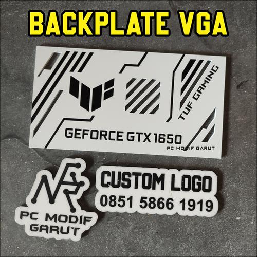 Jual Backplate vga cover custom logo tuf gaming edition - single fan ...