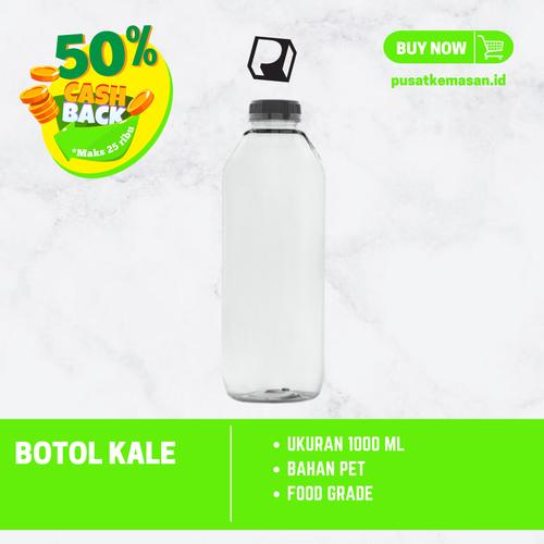 Jual Botol Kale / Botol PET / Botol Minuman / Botol Plastik 1000ml ...