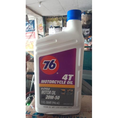 Jual Oli Mesin Motor 4T Conoco Phillips 76 Oil SAE 20W-50 Original USA ...