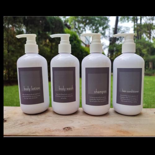 Jual Botol Hand Body Lotion 300ml Plastik Botol Refill Shampoo Sabun ...