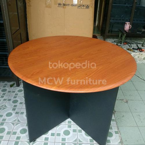 Jual MEJA MEETING BULAT/MEJA BREEFING/DEALING TABLE/VECTA/MEJA MAKAN ...