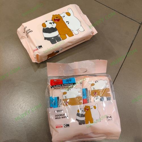 Jual MINISO 🆕 Tissue Basah We Bare Bears (isi 60 / 80pcs) - Jakarta ...