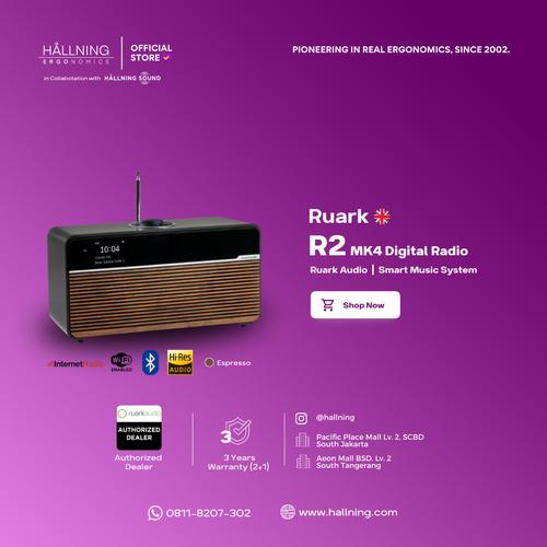 Jual RUARK AUDIO R2 - SMART HI-FI MUSIC SPEAKER SYSTEM - MK4 Espresso ...