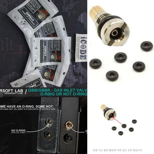 Jual Airsoft inlet Gas fill O-ring GC gorilla SILENT small Oring gbb ...