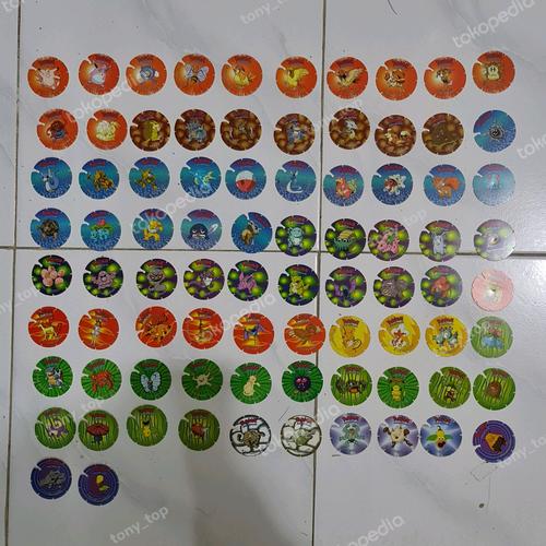 Jual Pokemon Coin Tazos Spin Smash Hologram 3D Pentazo Kartu Nama Jadul ...