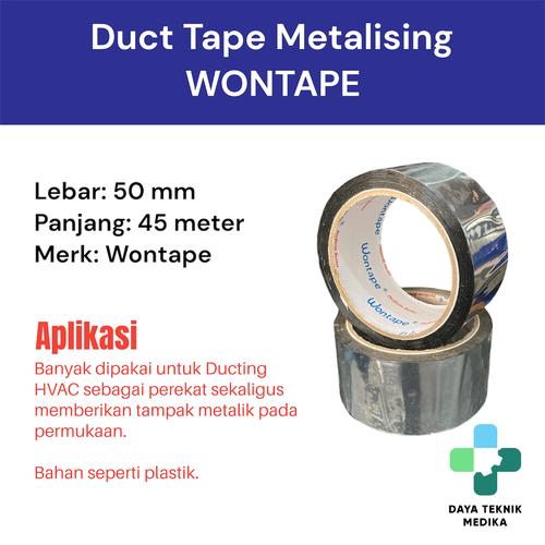 Jual Wontape Duct Tape Metalising - Lakban Metalizing - Bukan Aluminium ...