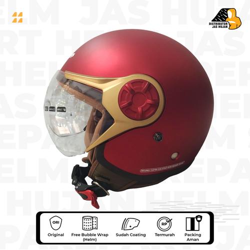 Jual Helm Cargloss Hijab YRH Majestic Red - Kota Bandung - HelmPro_NEW ...