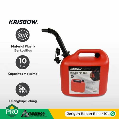 Jual Jerigen Jerry Can BBM Bensin Solar HDPE 10L R - Bahan Bakar ...