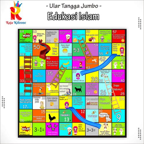 Promo ULAR TANGGA JUMBO + DADU + GOODIEBAG - FREE CETAK NAMA ANAK ...