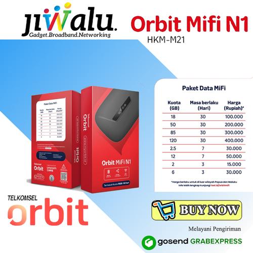 Promo Modem Orbit Mifi N1 HKM-M21 Modem Wifi 4G High Speed Bonus Data - Kota Bandung - jiwalu ...