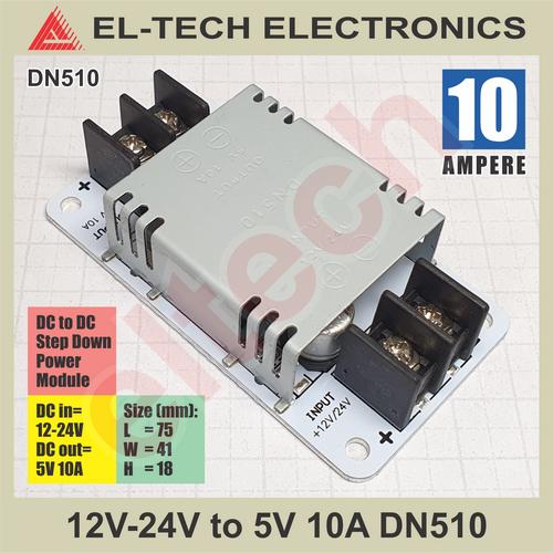 Jual 12-24V Step Down to 5V 10A DC-DC Converter Power Modul Module ...