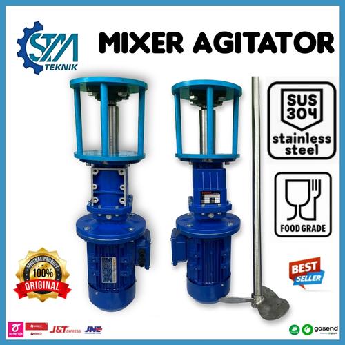 Jual Mixer Agitator SS304 Kimia 1,5HP 3 Phase 1,1KW +Gearbox 2 pole ...