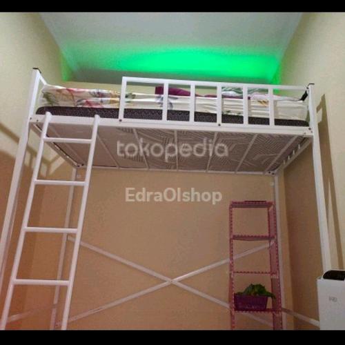 Jual LOFT BED RANJANG SUSUN BESI TINGKAT TEBAL KUAT UPPER BUNK ...