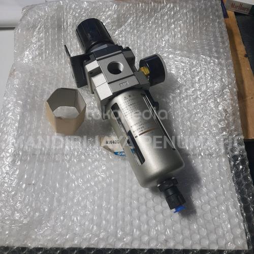 Jual AIR FILTER REGULATOR SMC AW4000-04BDG 1/2" AUTO DRAIN (otomatis ...