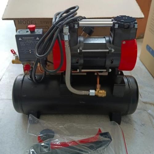 Jual Kompresor Udara 1 Hp 8 Bar 9L Air Compressor Oil -Free Pumpa Angin ...