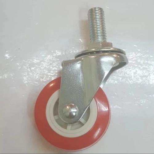 Jual Roda Pu Merah Non Bearing 2 inch Drat Hidup - Jakarta Barat ...