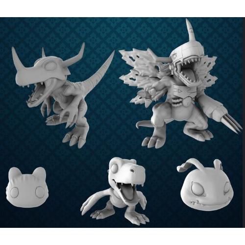 Jual botamon koromon agumon greymon metal greymon wargreymon evolution ...