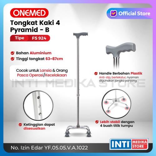 Jual ONEMED - Alat Bantu Jalan TONGKAT PIRAMID B Kaki 4 FS 924 ...