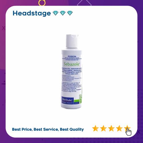 Jual Shampoo Sebazole Anti Jamur dan Bakteri Anjing Kucing - 50ml ...