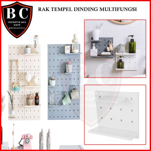 Jual RAK TEMPEL DINDING LUBANG MULTIFUNGSI STORAGE ORGANIZER - Tosca ...