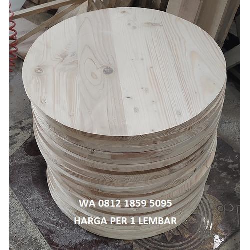 Jual PAPAN BULAT, PAPAN BUNDAR JATI BELANDA SUDAH DIAMPLAS HALUS - 60CM ...