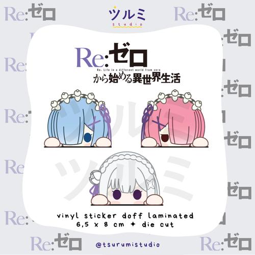 Jual Re: Zero Characters Sticker: Emilia, Rem, Ram - Kota Bandung ...