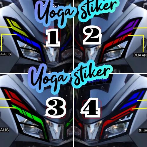 Jual cutting sticker lampu depan alis +sein depan lexi - 4 - Kab ...