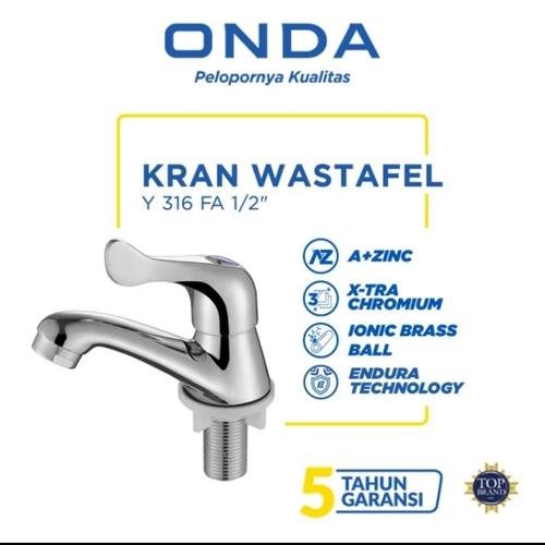Jual ONDA KRAN WASTAFEL CUCI TANGAN Y 316 FA 1/2" - Kota Cimahi - Anugerah Jaya Keramik OL ...