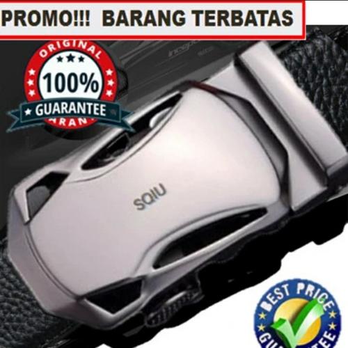 Jual Tali Ikat Pinggang SQIU Bison Denim Kulit Asli Gesper Sabuk ...