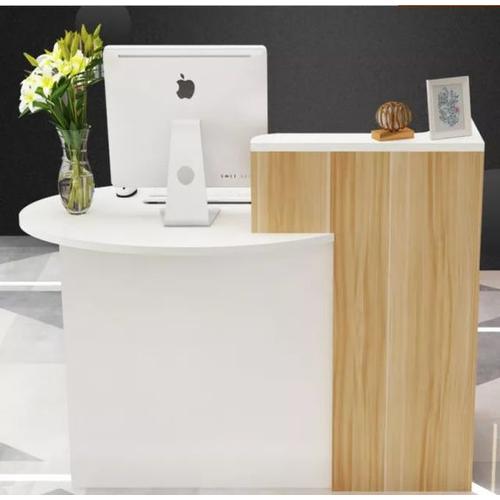 Jual meja resepsionis model minimalis elegan custom furniture | MEJA ...