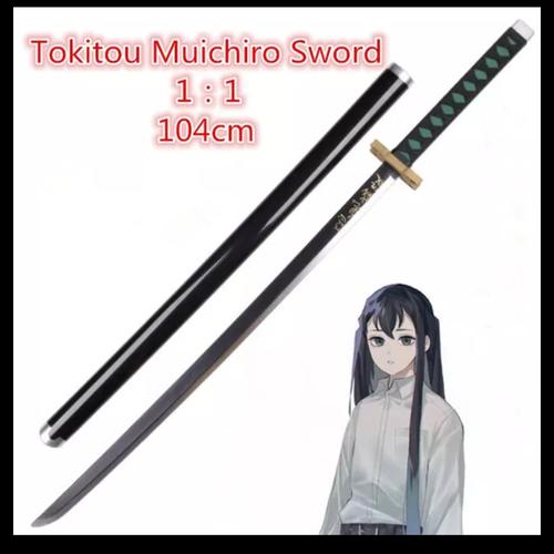Jual Pedang Kayu Anime Demon Slayer Kimetsu no Yaiba Nichirin Cosplay ...