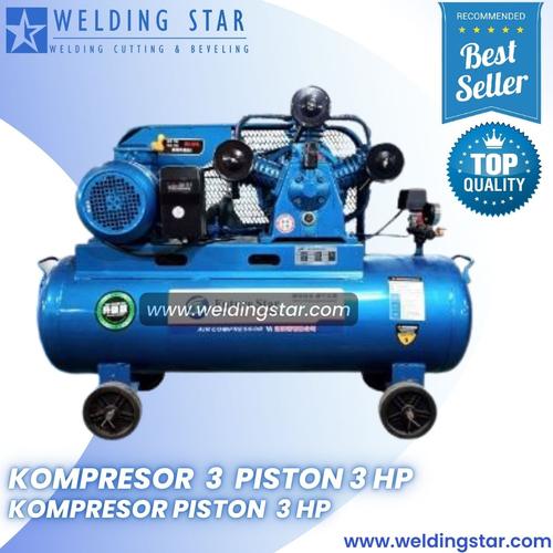 Jual KOMPRESOR UDARA 3 PISTON 3 HP / KOMPRESOR ANGIN / KOMPRESOR PISTON ...