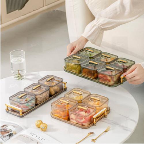 Jual Luxury Snack Tray Set with Lid/ Set Nampan Mangkuk Tempat Snack ...