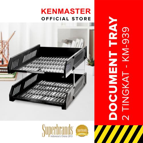Promo Kenmaster Document Tray 2 Susun KM-939 / Rak File 2 Susun / Rak ...