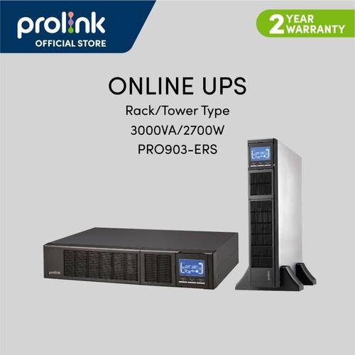 Jual Prolink Professional II+ Online UPS Rack Mount 1KVA-3KVA Pure ...