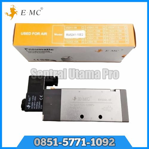 Jual SOLENOID VALVE RV5241-15 E2 E4 AC220V / DC24V / EMC PNEUMATIC - AC220V - Jakarta Barat ...