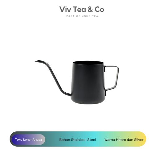 Jual Teko Leher Angsa V60 350 ML Gooseneck Coffee Tea Kettle - 250ml ...
