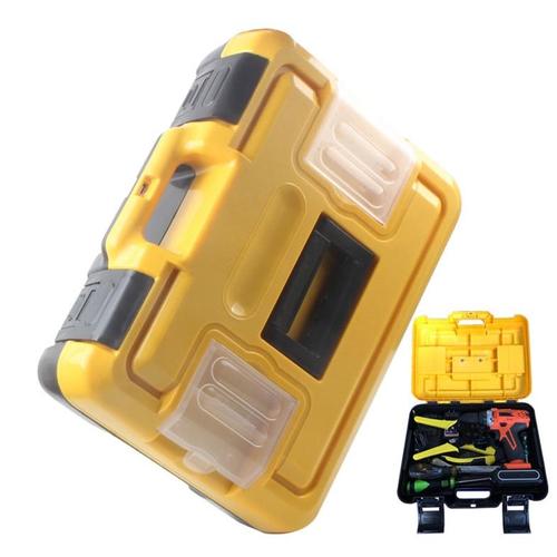 Jual Portable Plastic Tool Box hold Hardware Toolbox Electric Drill ...