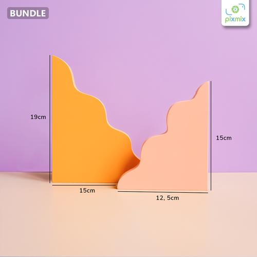 Promo Props Properti Foto Irregular Waves Shape - Photo Props Aesthetic ...