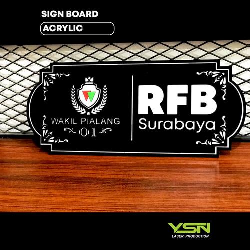 Jual UV Printing Akrilik I Sign Board Akrilik I Murah I Custom - Kota ...