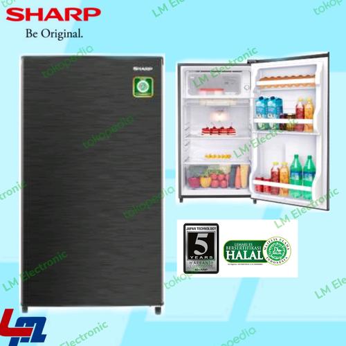 Jual SHARP Kulkas 1 Pintu SJN162NHS SJ-N162N-HS Original Garansi Resmi ...