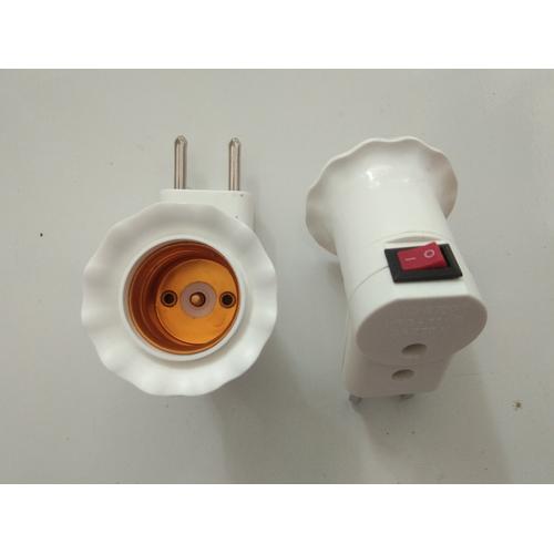 Jual Fitting Lampu Tidur Colok Saklar Switch On Off e27 Putih - Kota ...