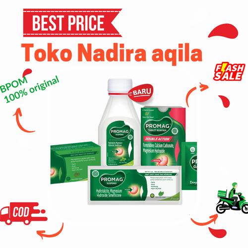 Jual promag syrup 60ml || promag tablet 1 blister 10 tablet || obat ...