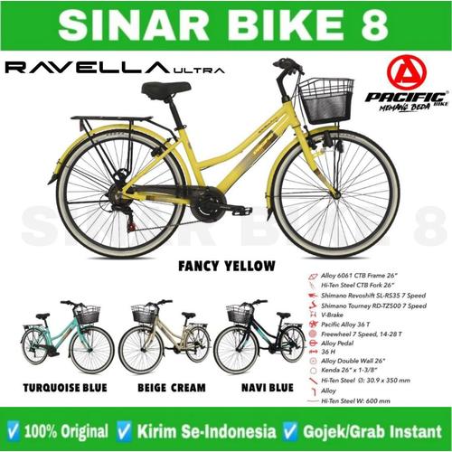 Jual Sepeda Keranjang PACIFIC RAVELLA ULTRA 7 Sp 26 Inch Dewasa ...