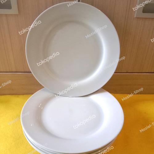 Jual piring ceper keramik putih/piring kue keramik/piring ceper kue 17 ...
