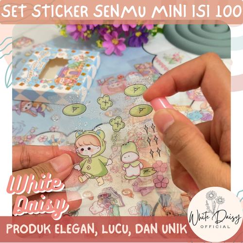Jual sticker set premium senmu Mini isi 100 pack stars princess dairy ...